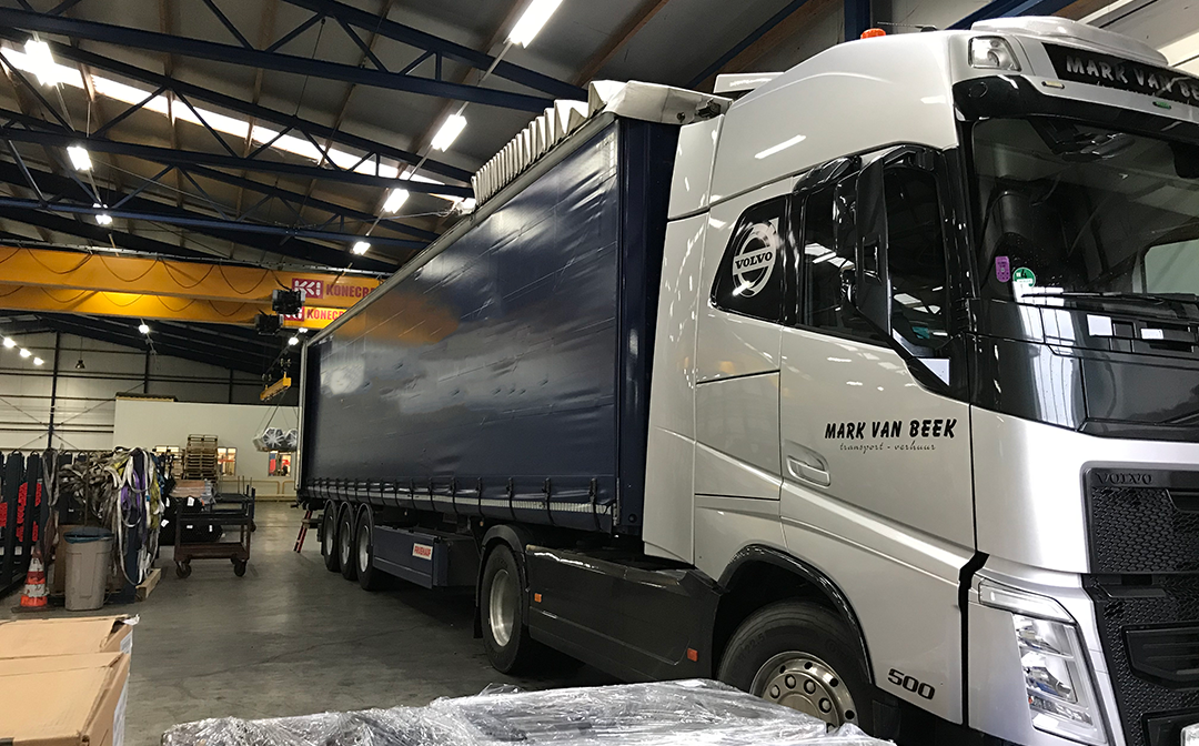 Mark van Beek Transport – En nog een WordPress site